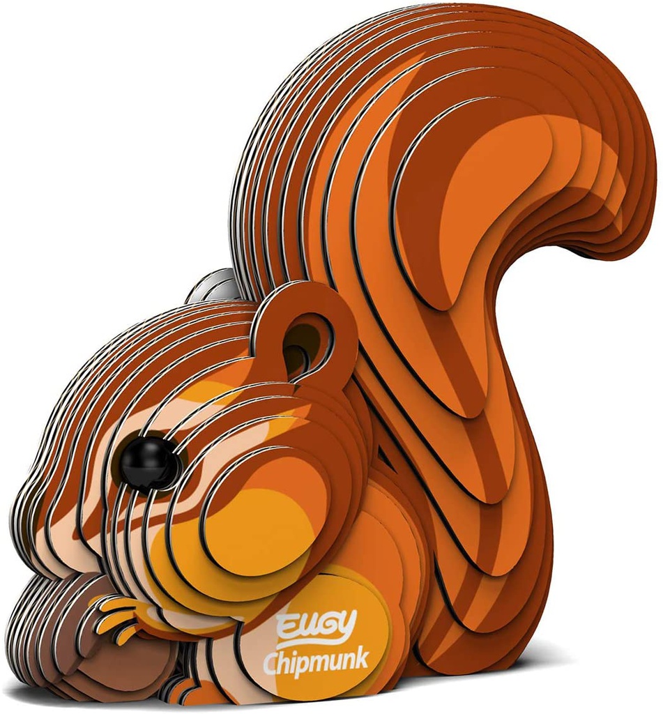 Eugy - Animal en 3D à monter soi-même - carton biodégradable - Ecureuil ...